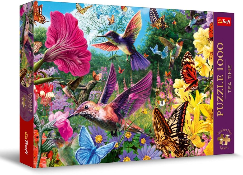 Tea Time Hummingbird Garden – Premium Plus – Buy Kids & Adult Puzzle